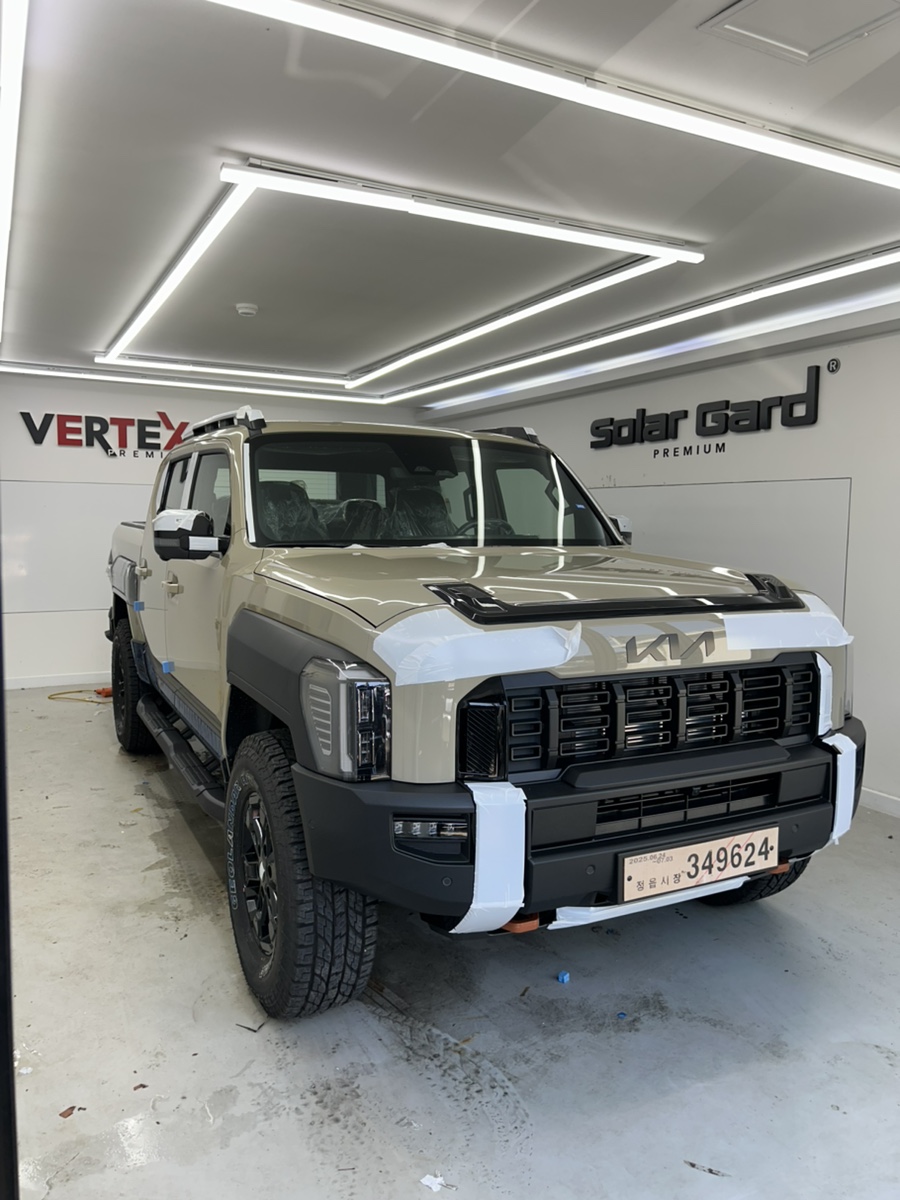 순천썬팅 KIA 타스만 레인보우 프리미엄VS200썬팅 신차패키지 : 네이버 블로그