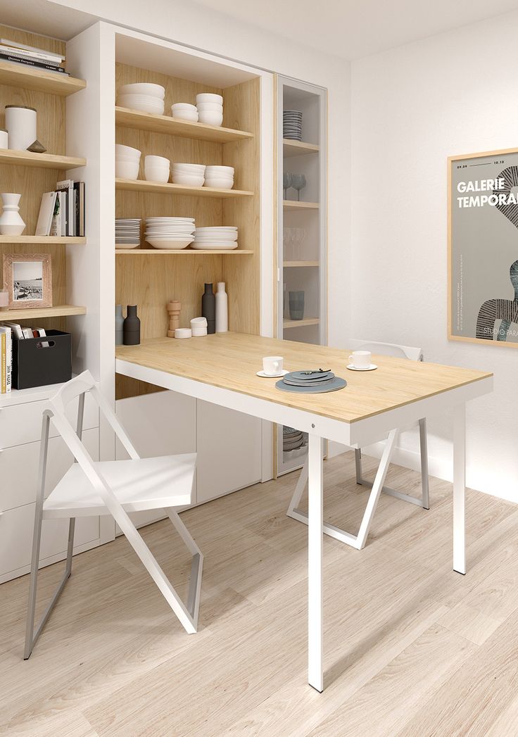 확장형 접이식테이블과 폴딩의자로 효율적인 공간활용 가구인테리어 : 네이버 블로그