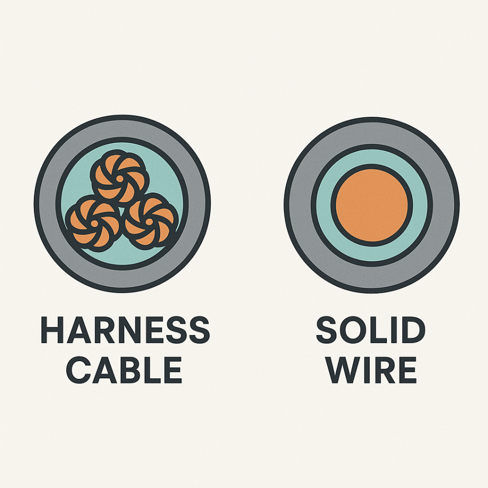 케이블 AWG SQ 규격 굵기 종류 암페어(A) 전류 온도 용도 : 네이버 블로그