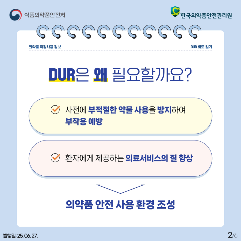 DUR(의약품 적정사용 정보) 바로 알기🔍 [2025 약물안전캠페인 ⑤] : 네이버 블로그