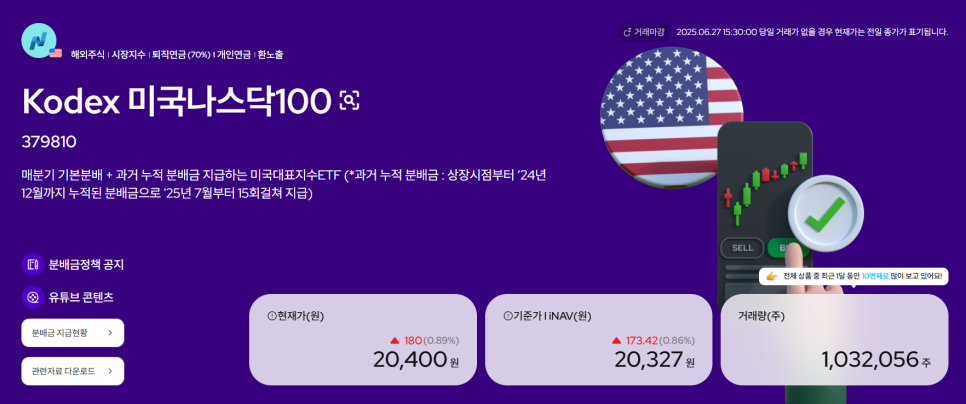 kodex 미국 나스닥100 ETF 배당금 투자 전략 알아보기 : 네이버 블로그