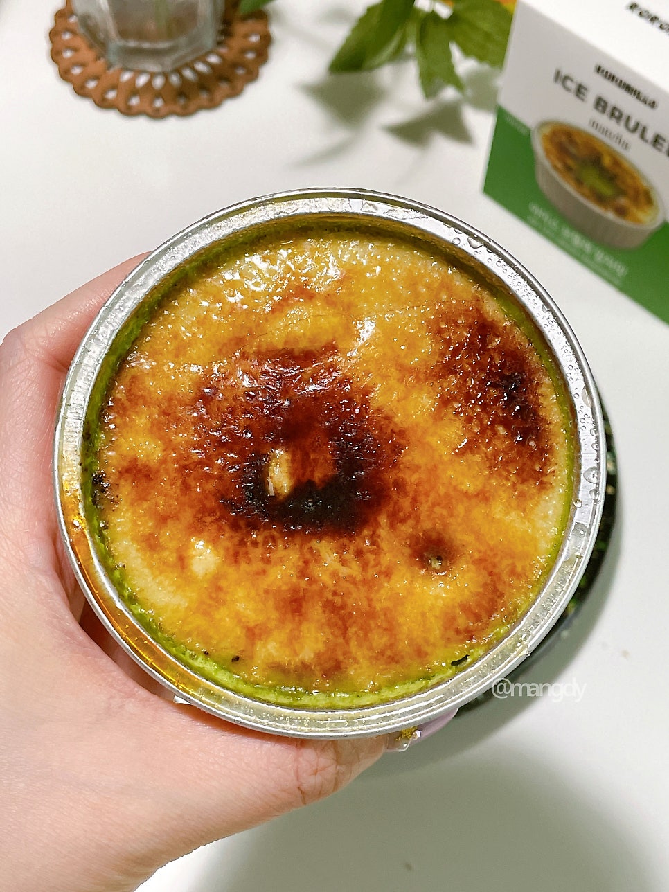 GS25 아이스 브륄레 말차 GS 편의점 크림브륄레 아이스크림 후기 : 네이버 블로그