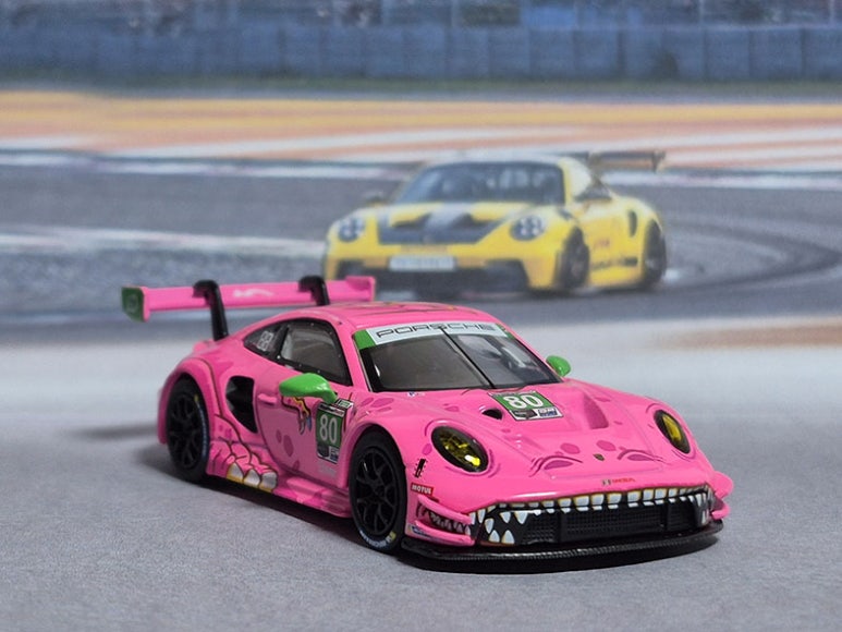 미니지티872-포르쉐 911 GT3 R #80 2023 IMSA VIRginia ROXY AO RACING 다이캐스트 미니카취미 ...