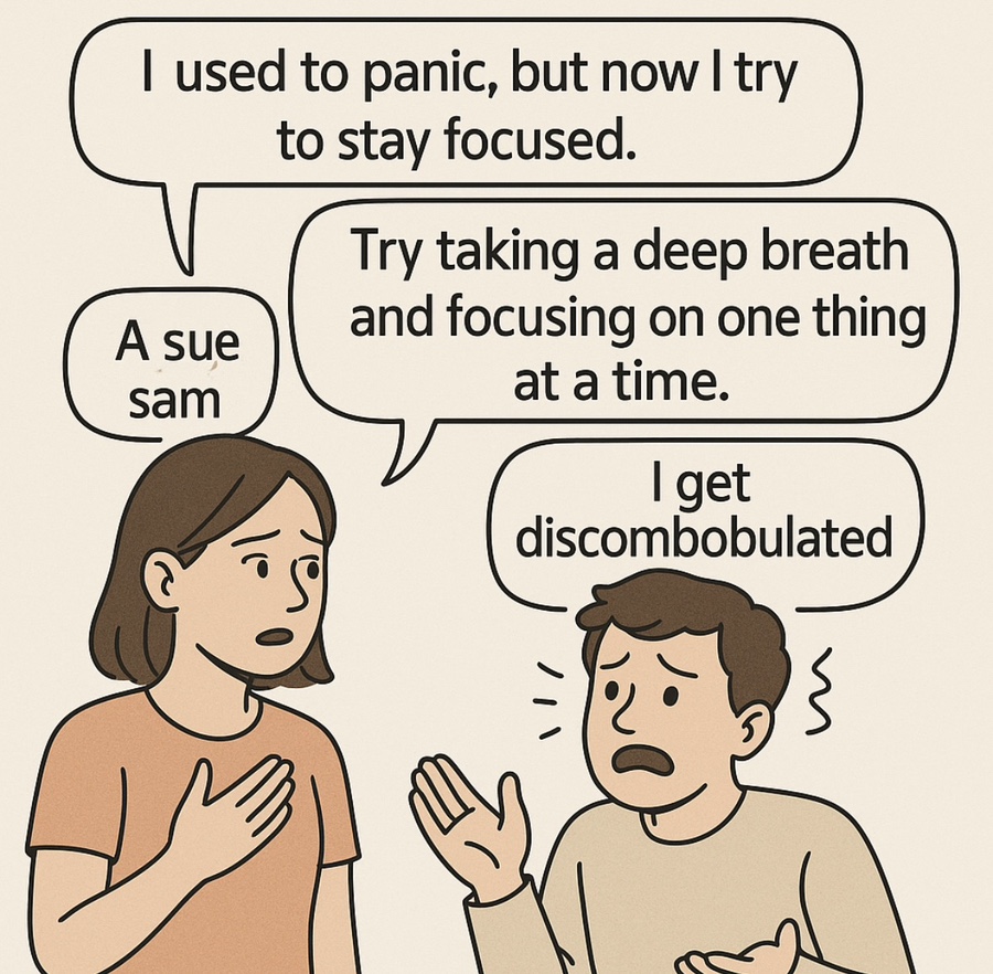 일이 꼬이면 난 당황해. I get discombobulated when things go wrong. : 네이버 블로그