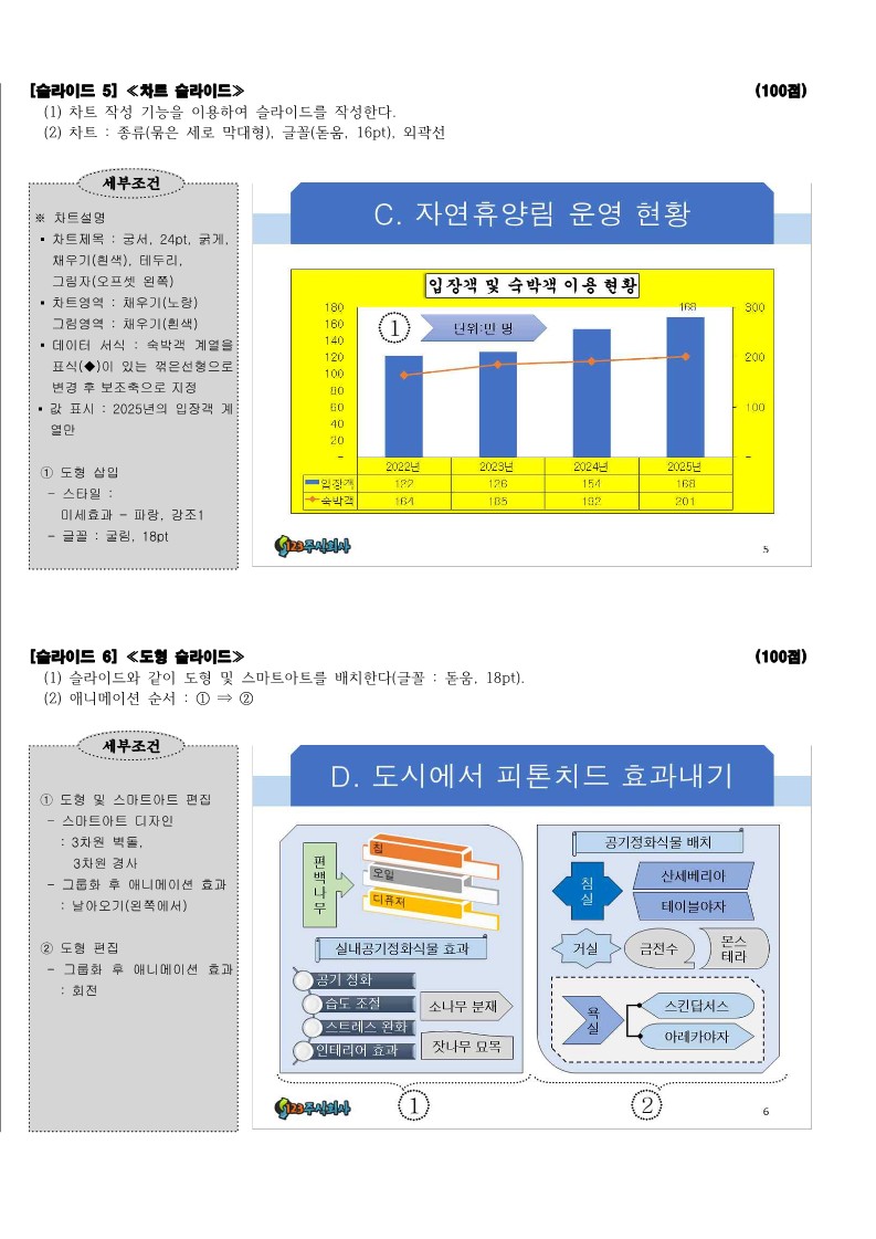 ITQ 자격증 2025년 7월 문제지 및 모범답안 : 네이버 블로그