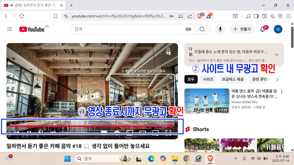 Brave 브라우저 ( 브레이브 브라우저 ) 인터넷 활용 - PC Brave 유튜브 무광고 시청 : 네이버 블로그