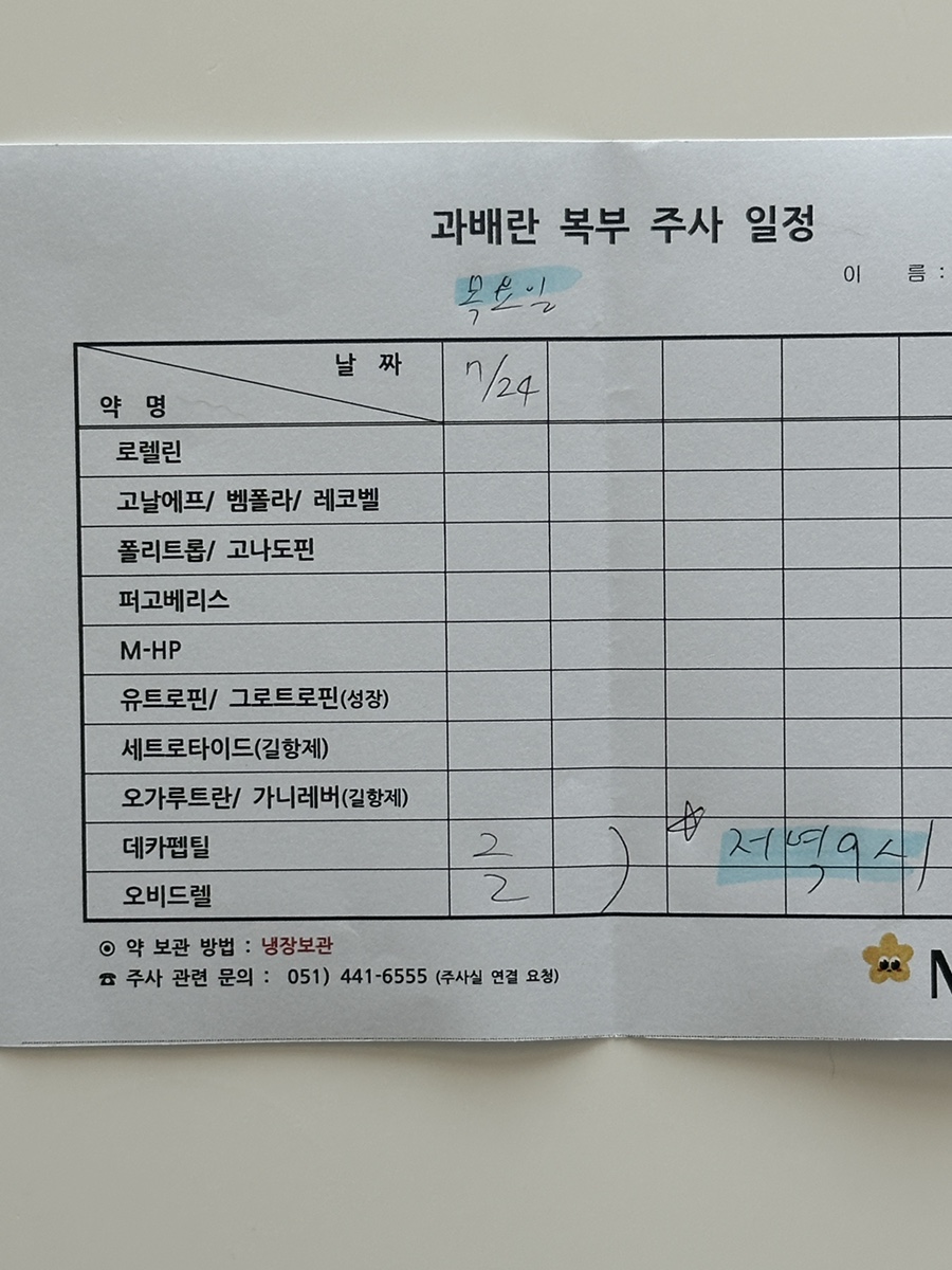 아기 맹글기 프로젝트 8👼🏻( 시험관 일지/ 난자 채취 전 주사/ 난자 채취 준비 사항) : 네이버 블로그
