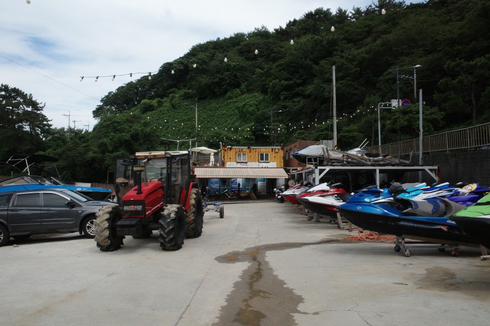 바다가 보이는 부산 일광해수욕장 카라반 펜션, 지오클럽 : 네이버 블로그