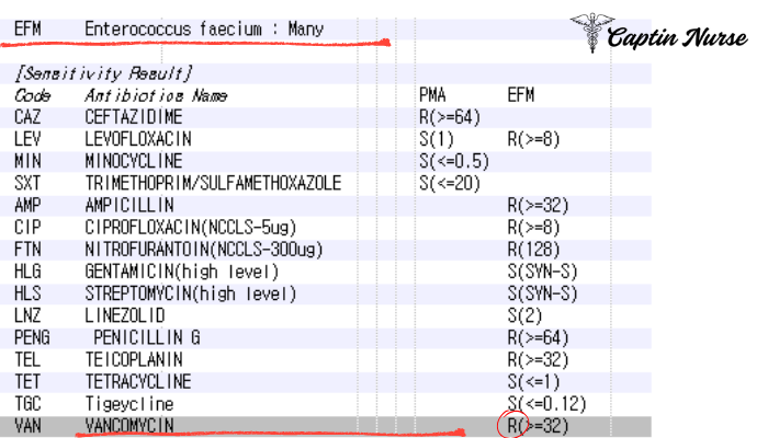 다제내성균 MRSA, MRPA, MRAB, CRE, VRE, VRSA 검사 결과 확인 방법 : 네이버 블로그