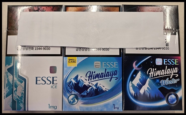 편의점 담배 탐구 에쎄(ESSE) 시리즈 맛 향 가격 종류(프라임 원 프레쏘 아이스 엣지)와 수(秀SOO) 시리즈 차이점 ...