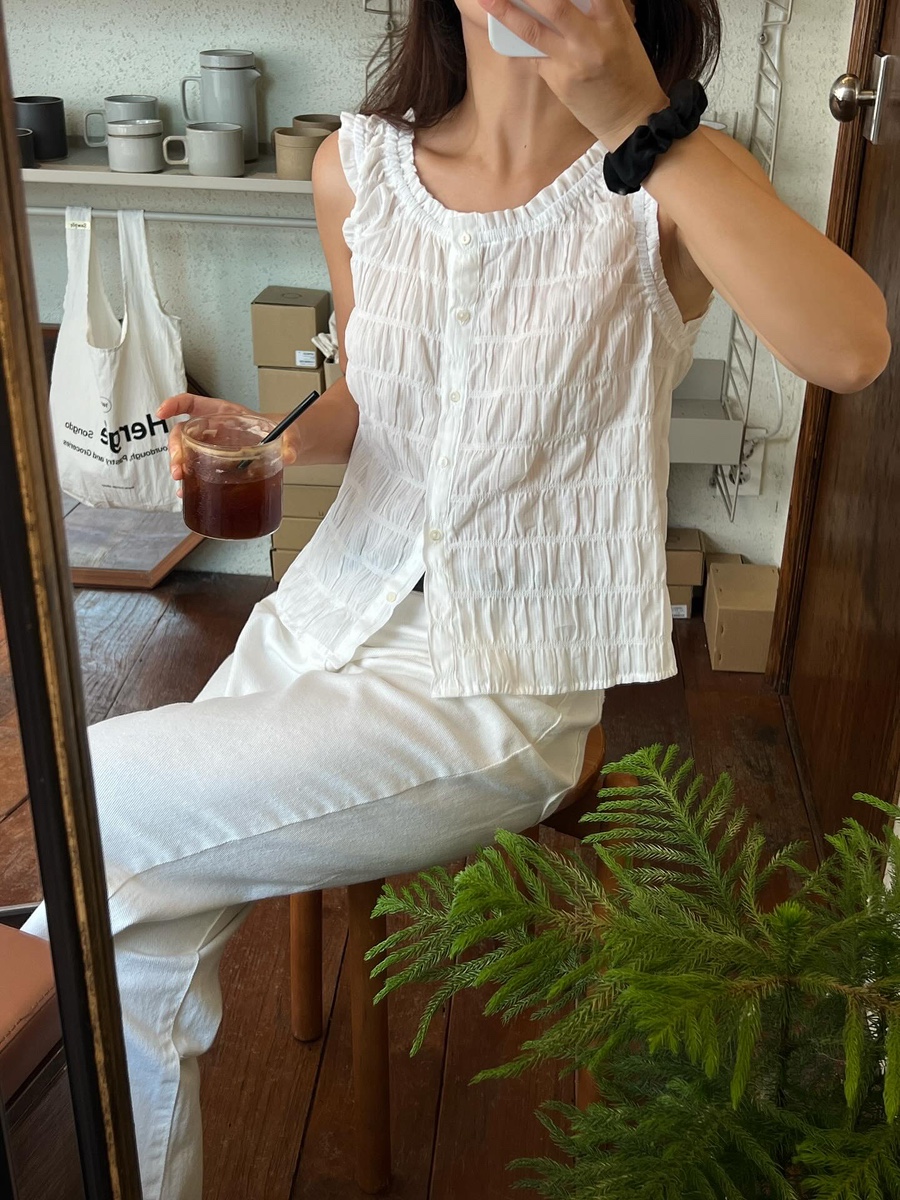 cotton smoking blouse : 네이버 블로그
