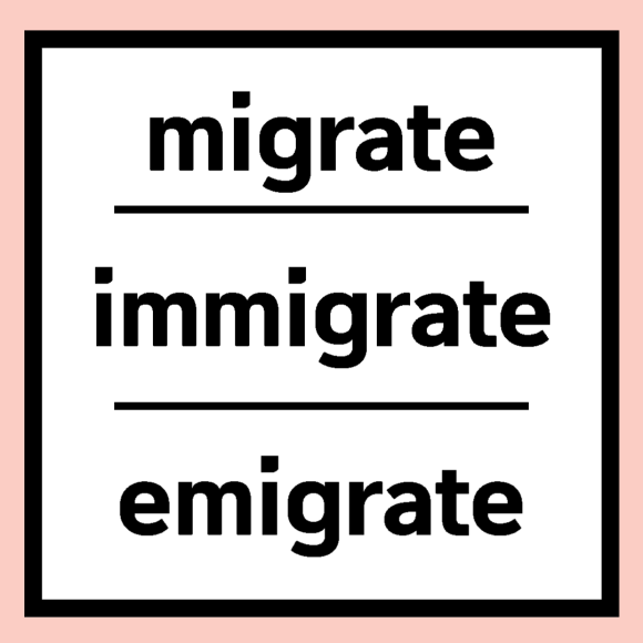 immigrate 뜻 emigrate 발음, 명사 등 파생어: migrate 가 기본 영어 : 네이버 블로그