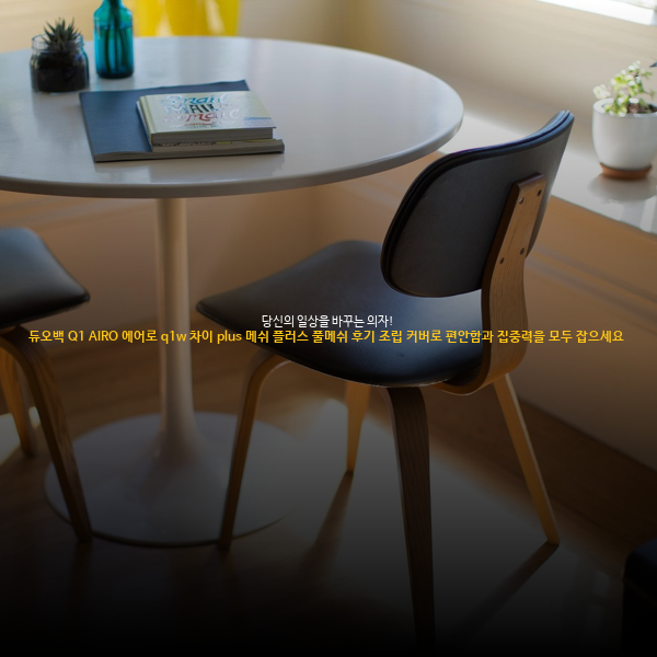 당신의 일상을 바꾸는 의자! 듀오백 Q1 AIRO 에어로 q1w 차이 plus 메쉬 플러스 풀메쉬 후기 조립 커버로 편안함과 집중력을 모두 잡으세요 💺 : 네이버 블로그