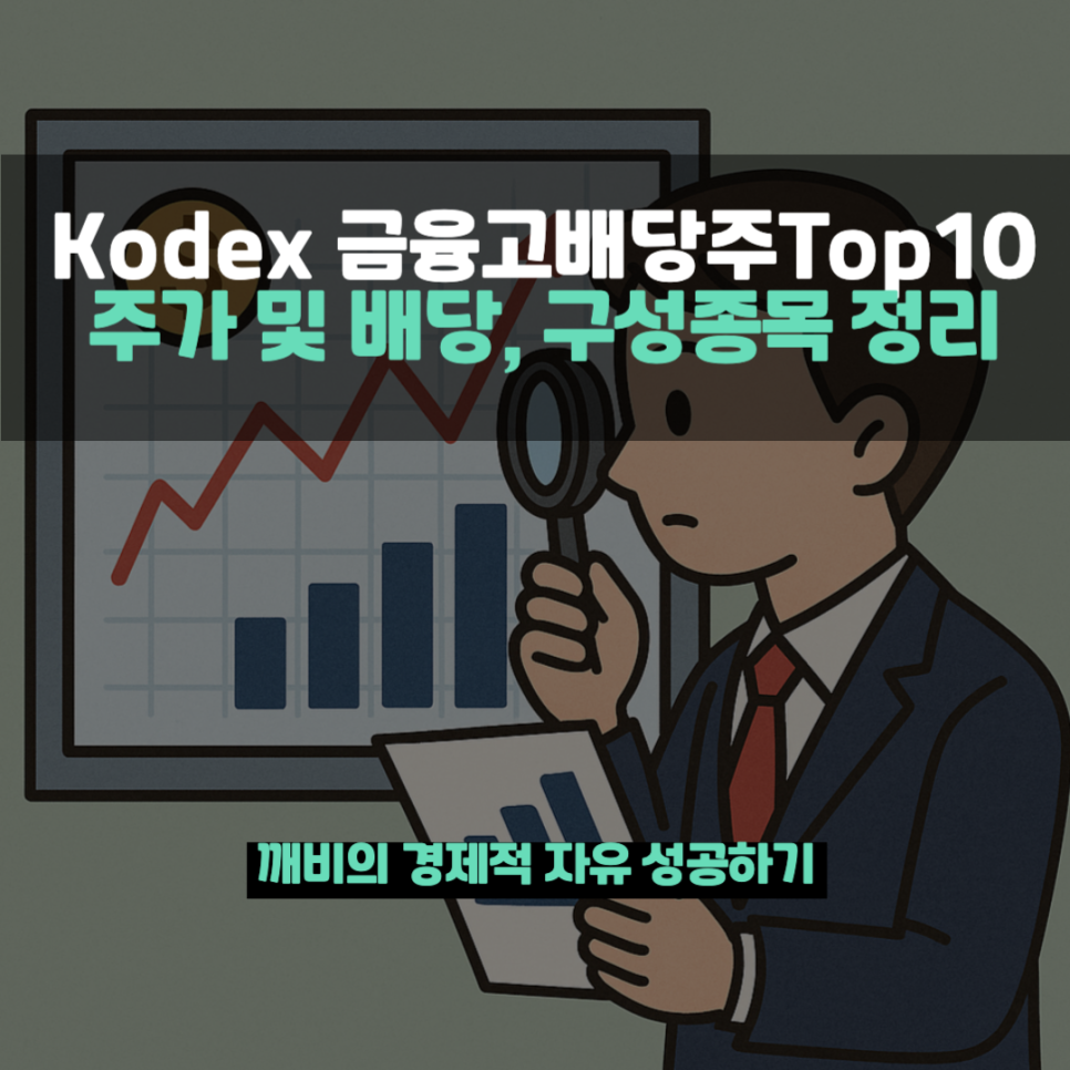 Kodex 금융고배당Top10 ETF 주가 배당 구성종목 정리 : 네이버 블로그