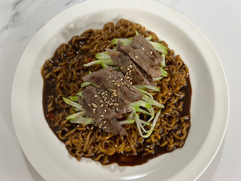 꽃갈비살 트러플 짜파게티 맛있게 끓이기 : 네이버 블로그