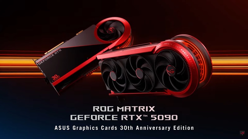 플래그십 ASUS ROG Matrix, ASUS ROG Matrix Platinum RTX 5090 30주년 에디션 발표 : 네이버 블로그