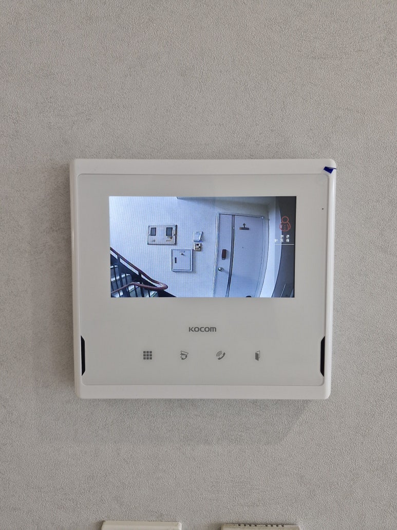 의정부 호원동 한신1차 아파트 코콤 KCV-S701 비디오폰 교체 시공 후기 : 네이버 블로그