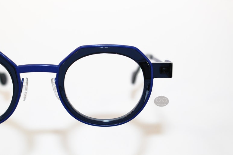 컬러감이 예술 안네발렌틴 BALKA 발카 24C10 파란 안경 리뷰! 안성 안경박사 : 네이버 블로그