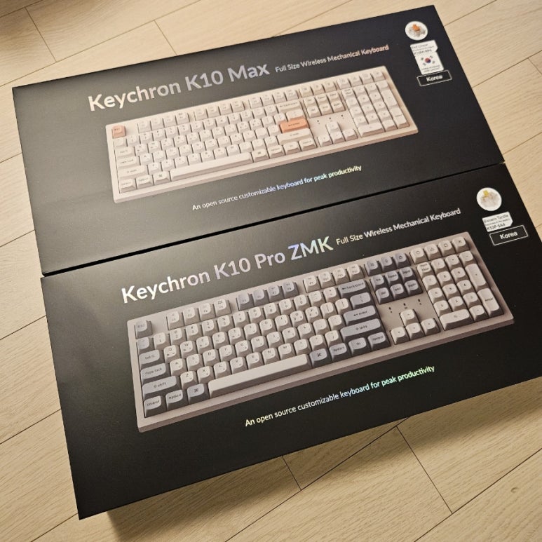 사무실용 키보드 키크론 K10 Pro Max 레트로 파스텔 저소음적축 | 집에서 쓰는 키크론 K10 Pro ZMK 레트로 블루 ...