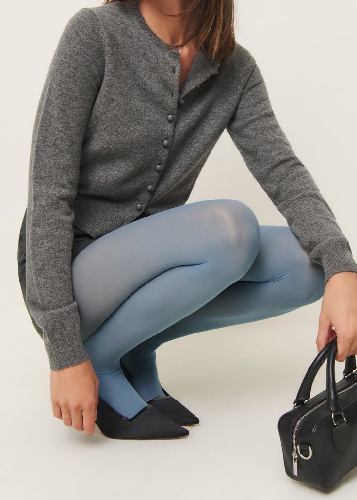 블루 스타킹 코디｜핀터레스트 감성 가을 데일리룩 : 네이버 블로그
