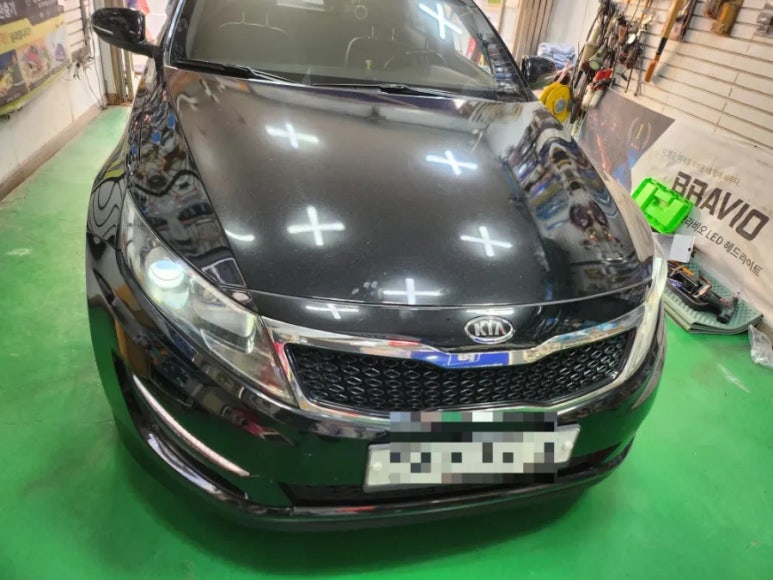 일산 LED전조등 K5 브라비오 LED 올뉴클래식 H7 장착 일산 튜닉스 인증 합법 LED 시공 : 네이버 블로그