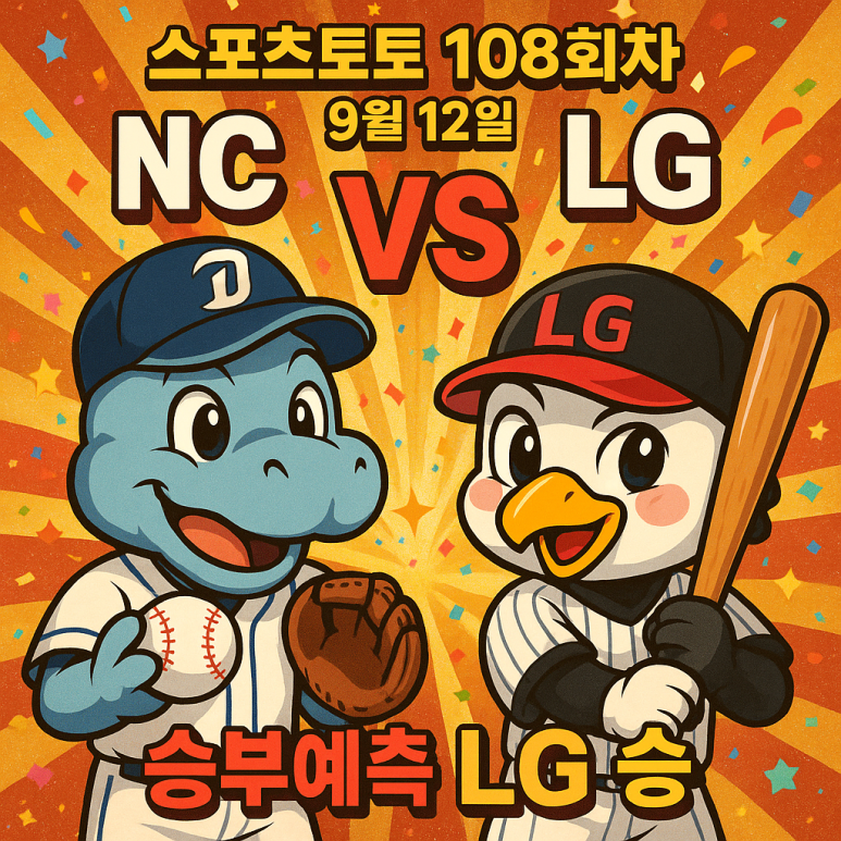 9월 12일 KBO NC vs LG 경기분석 및 승부예측 : 네이버 블로그