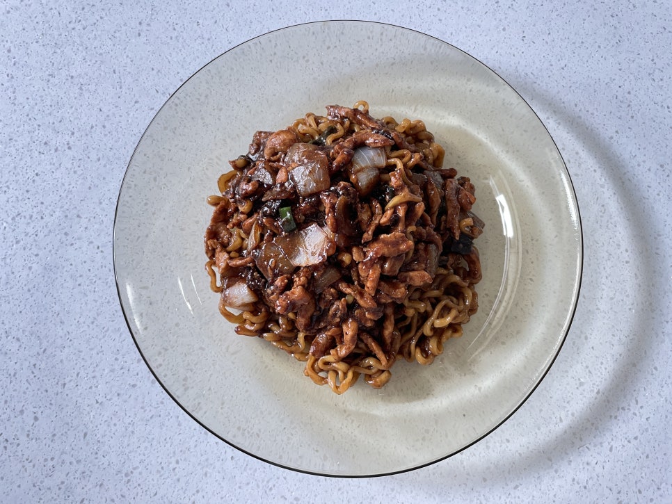 이연복 짜장라면 레시피 매콤한 사천 짜장면 맛 나게 만들기 : 네이버 블로그