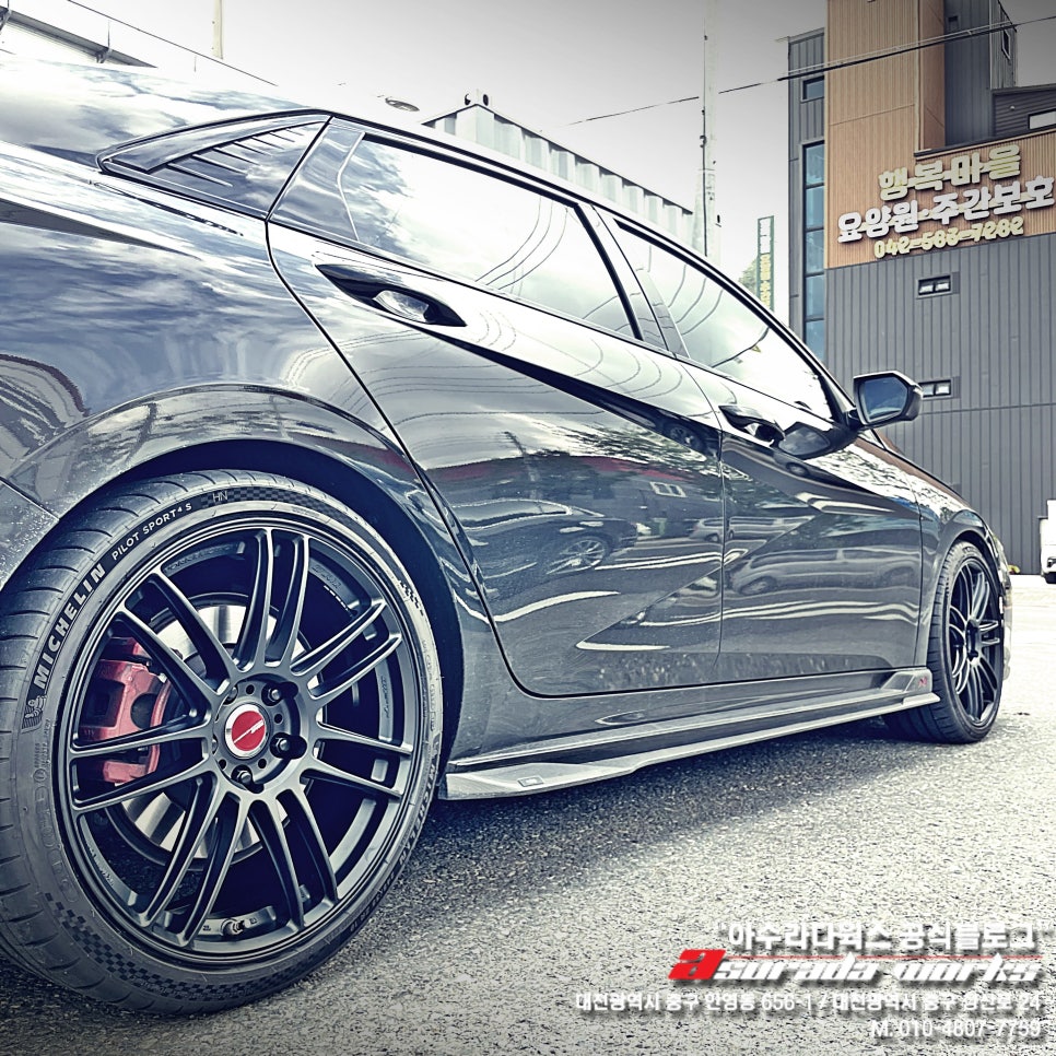 [대전 워크 휠 총판 대리점] 아반떼 N (CN7 N PE) WORK EMOTION ZR7 19" : 네이버 블로그