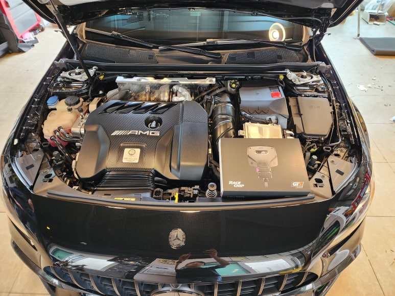 보조 ECU 칩 튜닝은 레이스칩이 좋아유~ Merced-Benz W177 AMG A45 4MATIC GTS Black with ...
