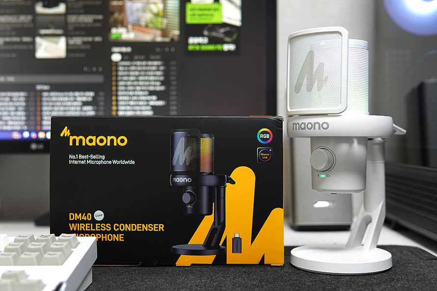 마오노 maono DM40 AI 무선 콘덴서 마이크 사용기 : 네이버 블로그