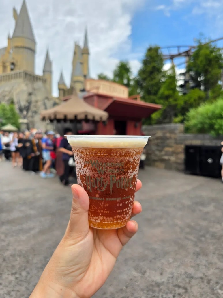 해리포터 버터 맥주 일본 오사카 유니버셜 스튜디오 재팬 大阪 USJ butter beer : 네이버 블로그