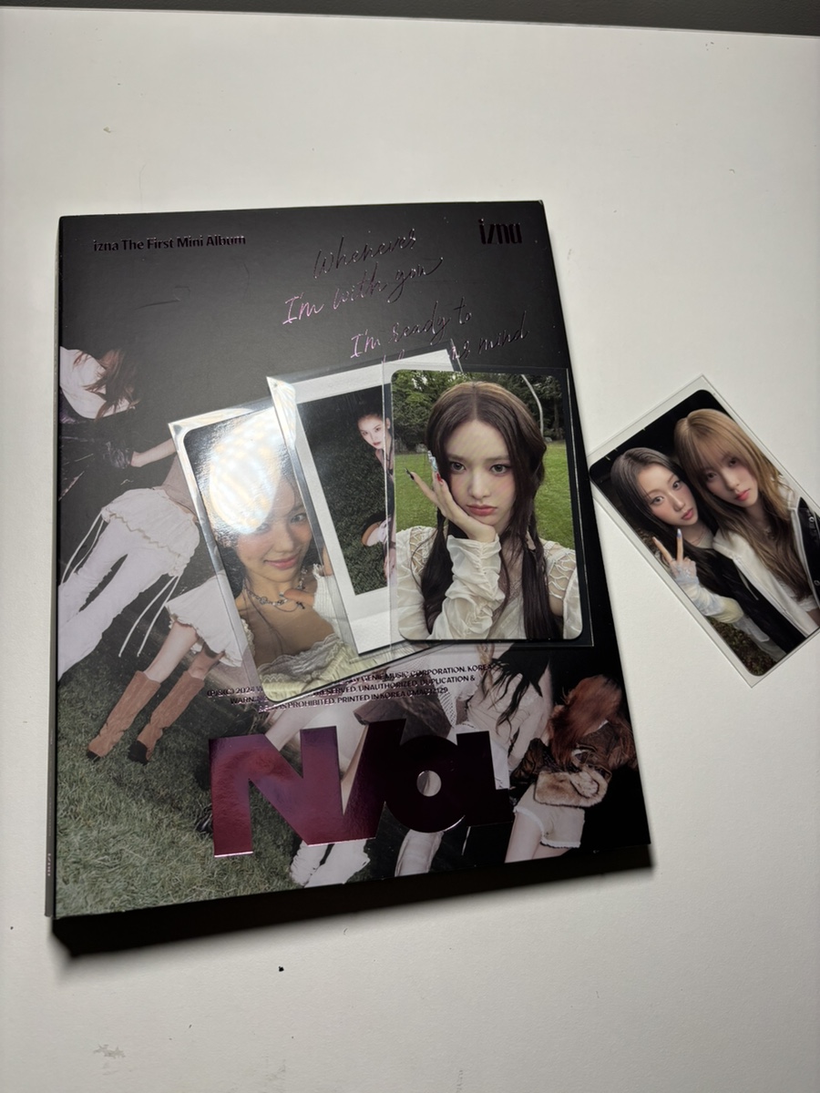 이즈나 데뷔 앨범 n/a na버전 후기 : 네이버 블로그