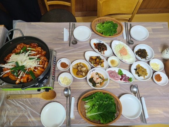 전남 해남 정든집 해남 여행 시 빠질 수 없는 닭 코스요리 한상 대흥사 맛집 추천 네이버 블로그