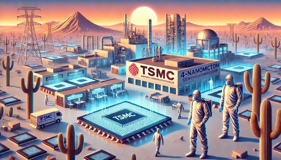 세계 최대 파운드리 업체인 TSMC가 애리조나에서 4나노미터 칩 생산을 시작했으며, 이는 미국 내에서 첨단 칩 제조를 달성한 역사적인 성과입니다 : 네이버 블로그