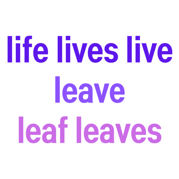 life, lives, live 발음 leave 뜻 과거형 과거분사 leave out/for/behind (leaf leaves ...