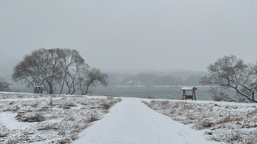 남양주 물의정원 겨울설경과 맛집 죽여주는동치미국수 : 네이버 블로그
