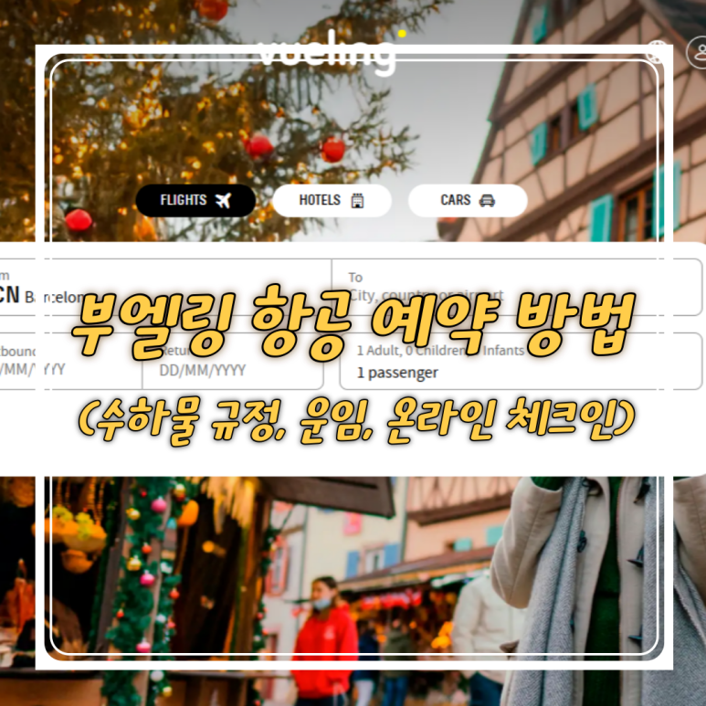 부엘링 항공 예약 방법수하물규정 운임 온라인체크인 네이버 블로그