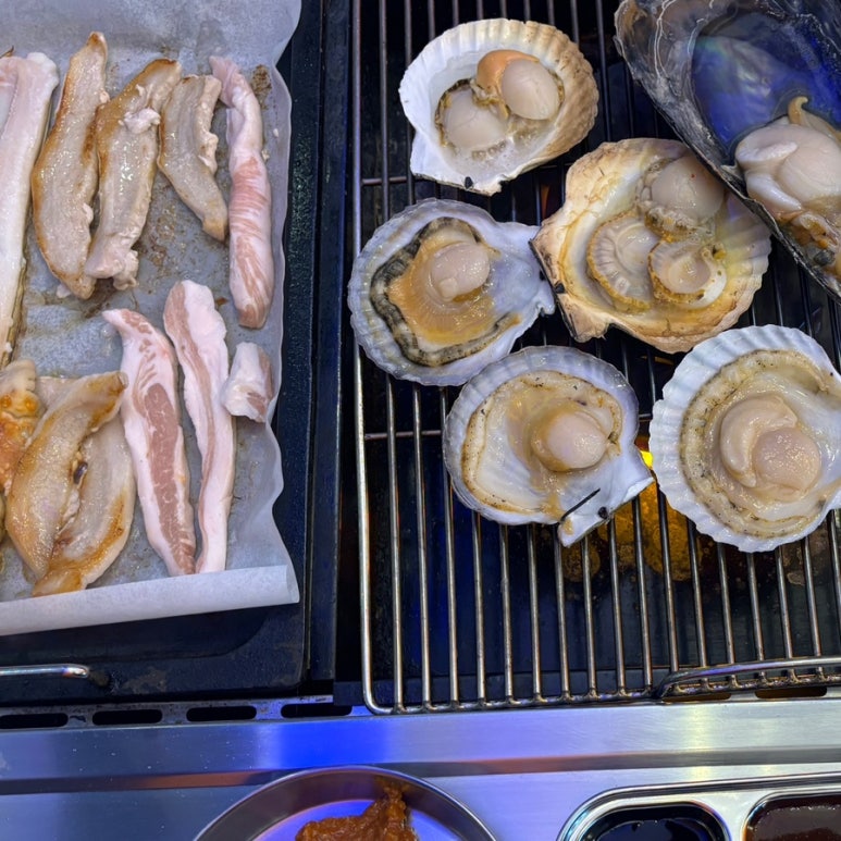 부산 광안리 광안리1등조개구이 무한리필 조개구이and새우구이and장어구이and돼지고기까지 먹을 수 있는 광안대교뷰맛집 네이버 블로그