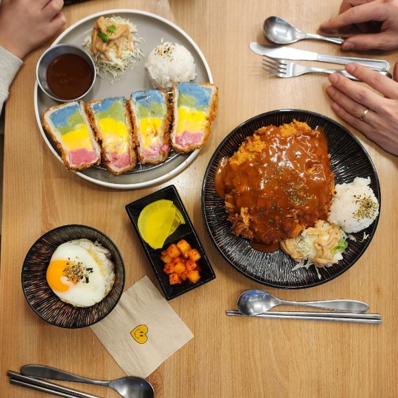 청주 돈가스 오유미당 아이와갈만한곳 무지개돈가스 맛집 네이버 블로그
