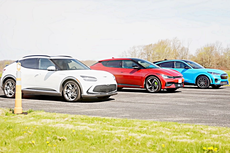 EV6와 GV60, 마하-E의 드래그 레이스.. 과연 속도 최강자는? : 네이버 블로그