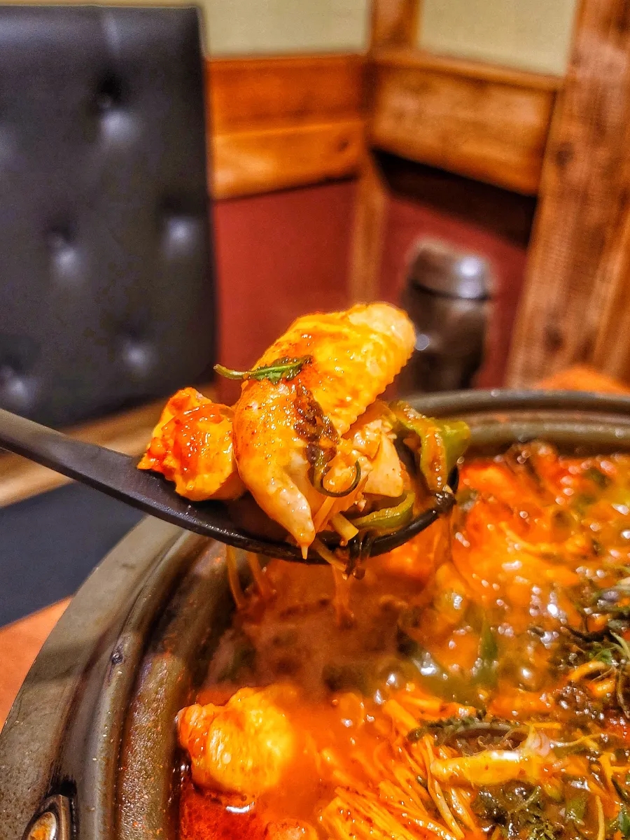 구미 금오산 맛집 산따라물따라에서 닭볶음탕과 해물치즈파전을 먹었어요 네이버 블로그
