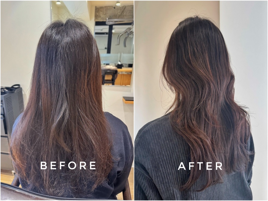 합정역 미용실 어몽헤어 홍대합정점 긴머리 레이어드S컬펌 후기 : 네이버 블로그