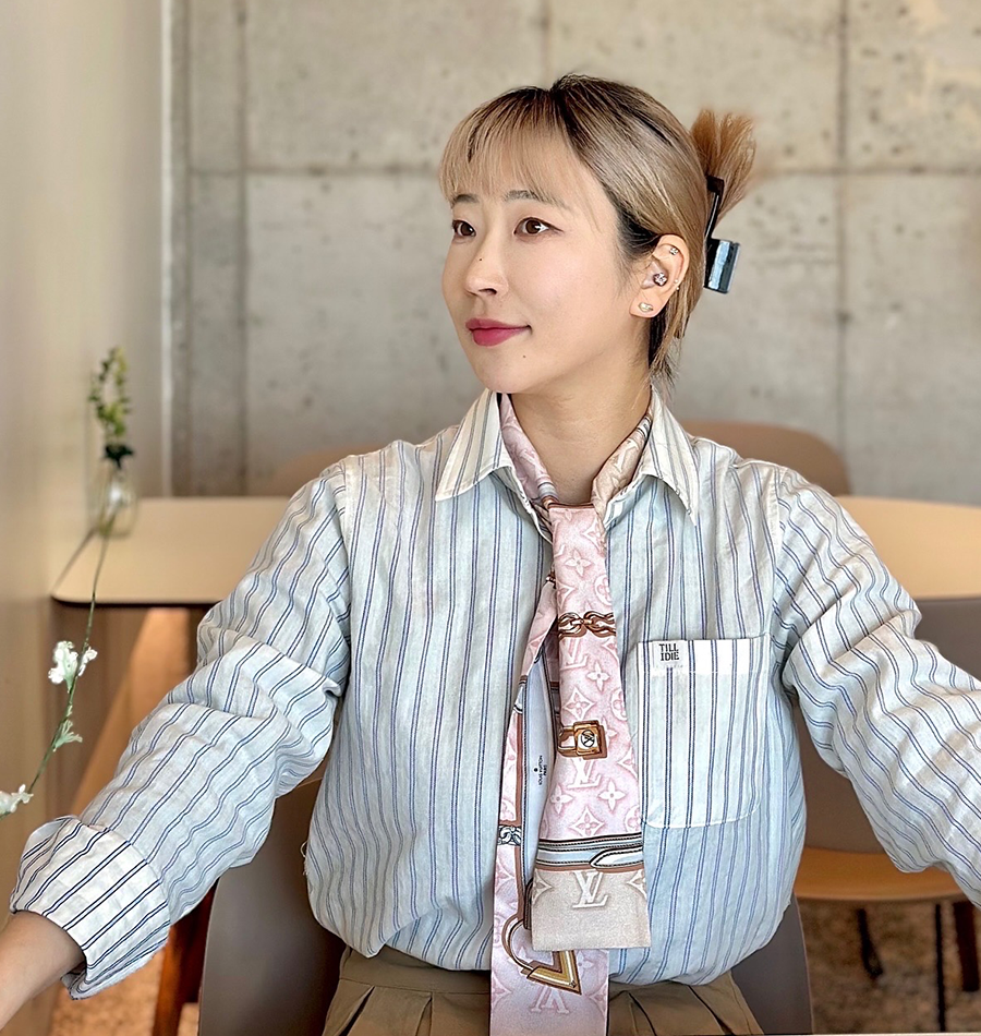 여성 스트라이프 셔츠 추천 틸아이다이 25ss 신상으로 봄코디 네이버 블로그