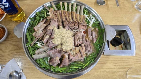 개롱역 인근 강남흑염소전문점의 흑염소 전골 이 식당 흑염소 전골 먹고 겨우 버티던 기력을 회복했다 네이버 블로그