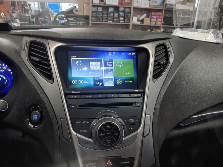 대전 그랜져HG네비게이션매립+DMB안테나 : 네이버 블로그