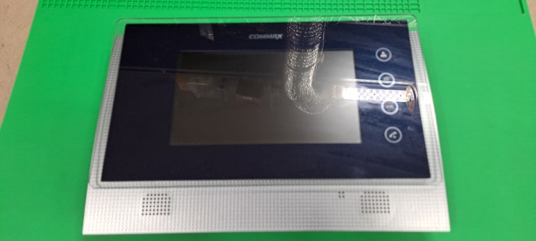 [부산코맥스 월패드(인터폰,비디오폰)수리점] COMMAX 코맥스비디오폰 CAV-70UG 전원안켜지는 전원불가 전원무 고장 : 네이버 블로그