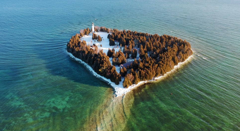 위스콘신 카나섬(Cana Island), 카나섬 등대(Cana Island Lighthouse) : 네이버 블로그