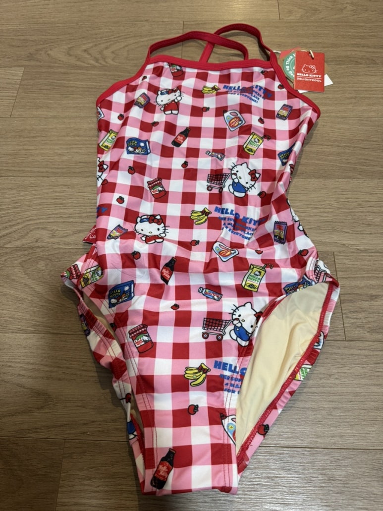 DELIGHTPOOL Supermarket Gingham Cherry Check 수영복 리뷰 : 네이버 블로그