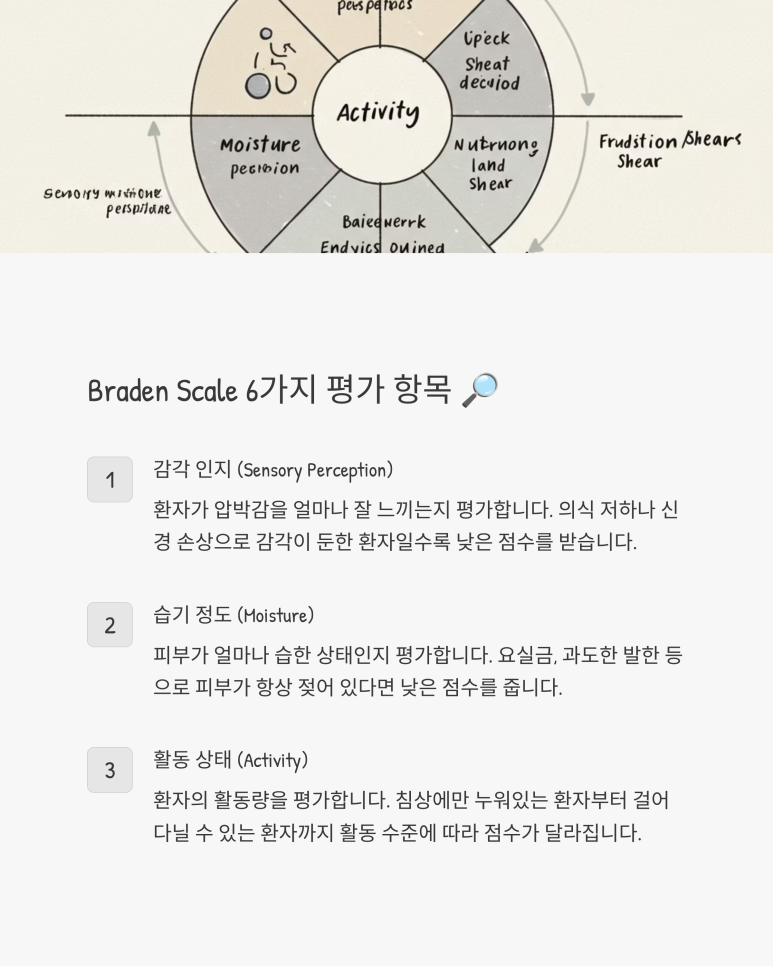 욕창위험도 Braden Scale 완벽 분석 & 욕창 예방 가이드 : 네이버 블로그