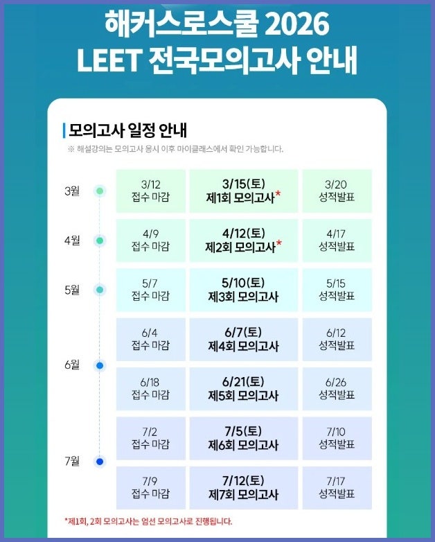 해커스로스쿨 리트 모의고사 LEET 실전대비 후기(일정, 비용안내) : 네이버 블로그